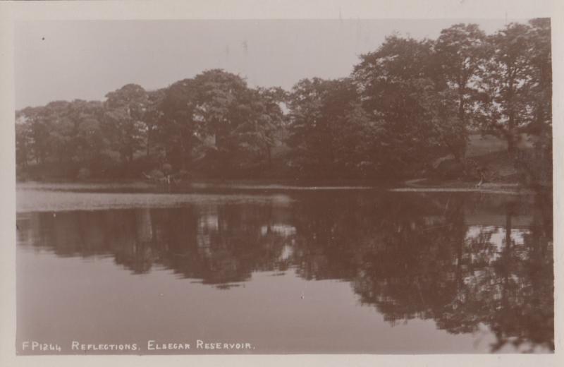 Elsecar Reservoir Leeds York Yorkshire Vintage Real Photo Postcard ...
