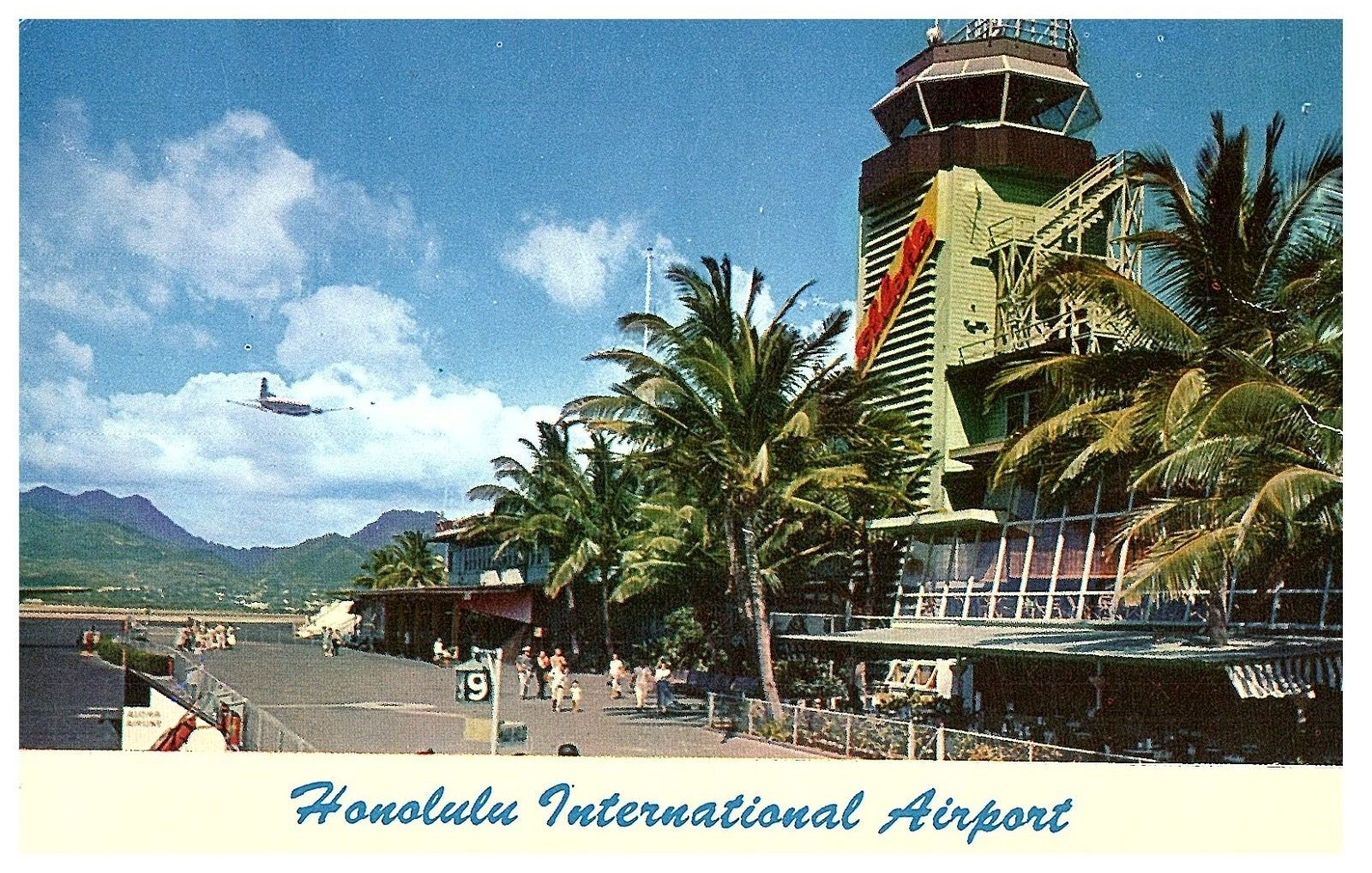 Honolulu International Airport Control Tower Hawaii Postcard | United ...