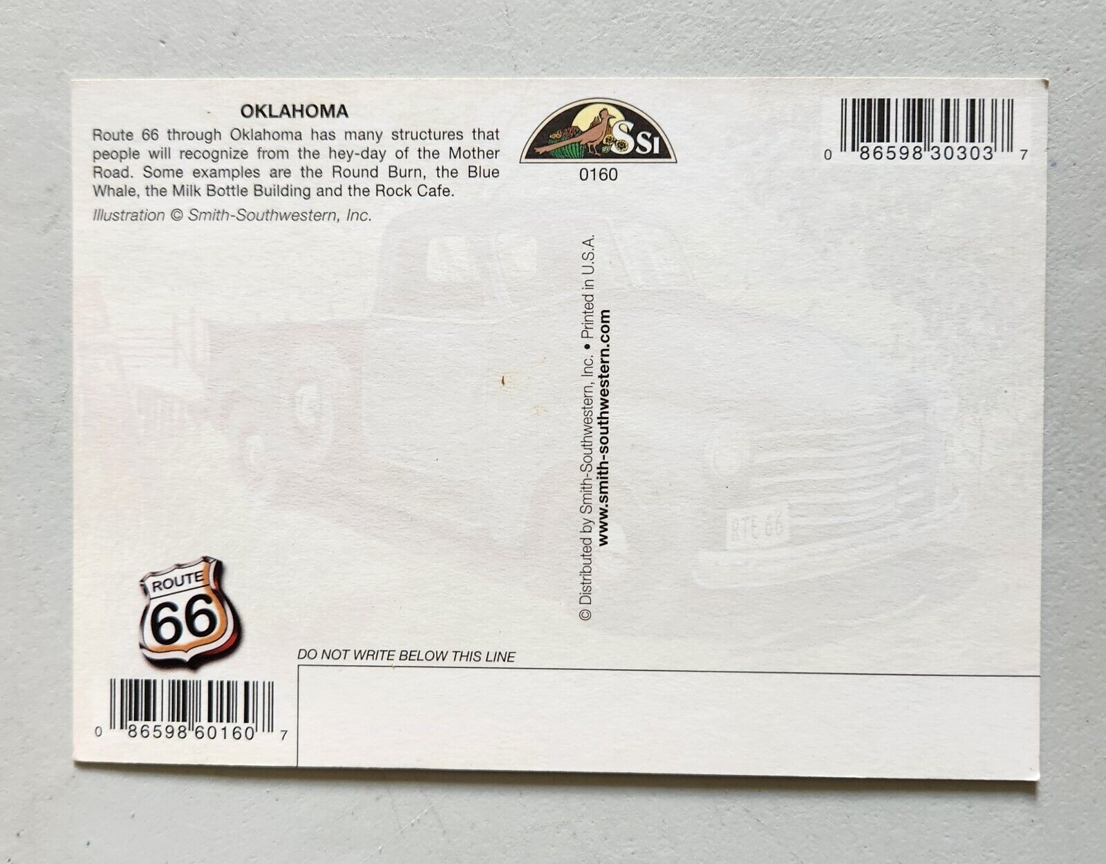 Antique Truck Route 66 Artist Rendition OK Postcard | United States ...