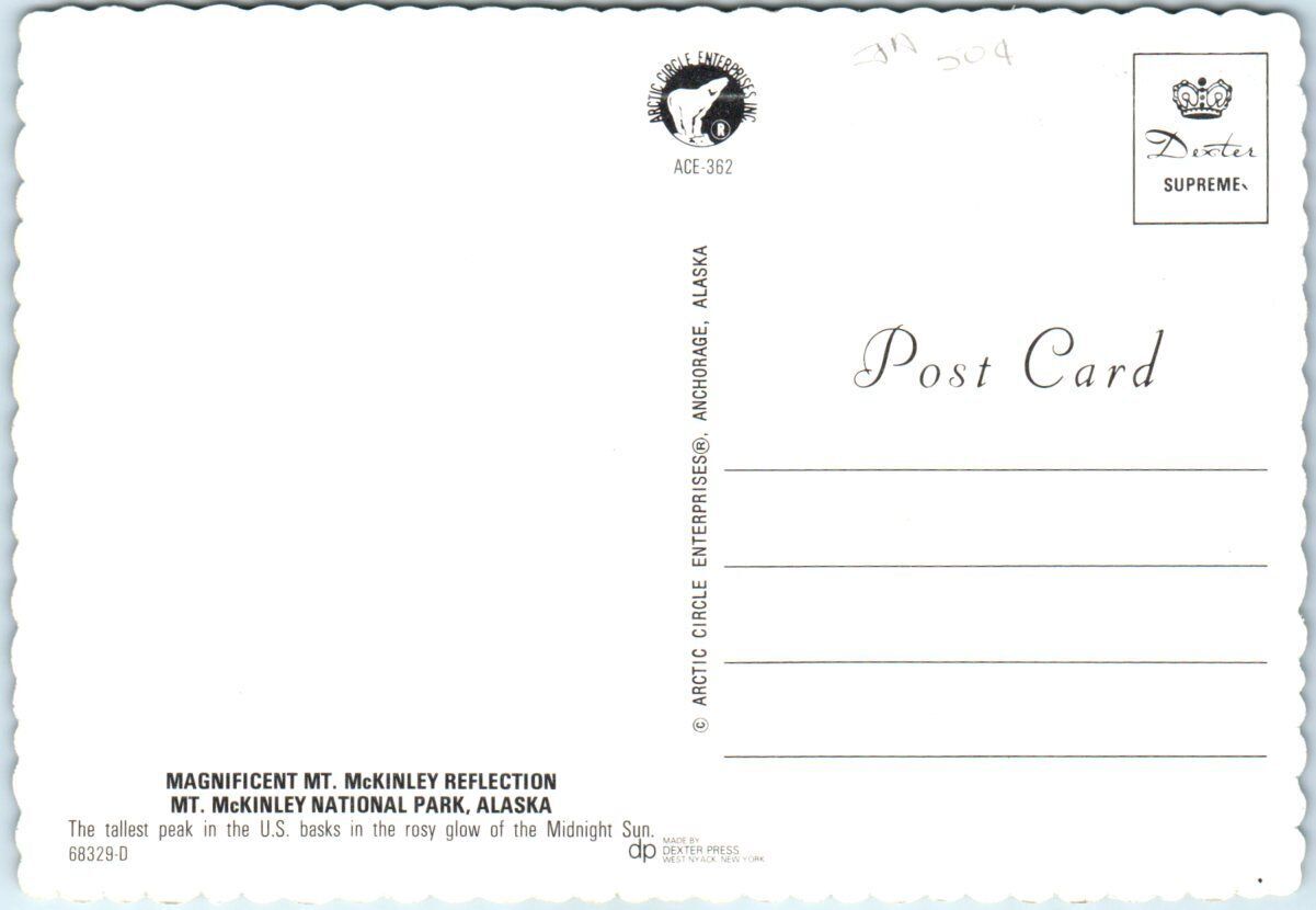 Midnight Sun, Mount McKinley Reflection, Mount McKinley National Park ...