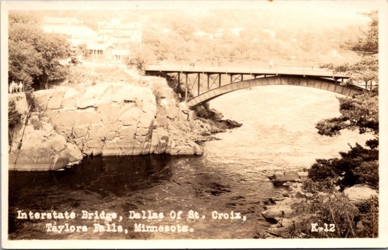 Real Photo PC Interstate Bridge Dallas of St. Croix in Taylors Falls ...