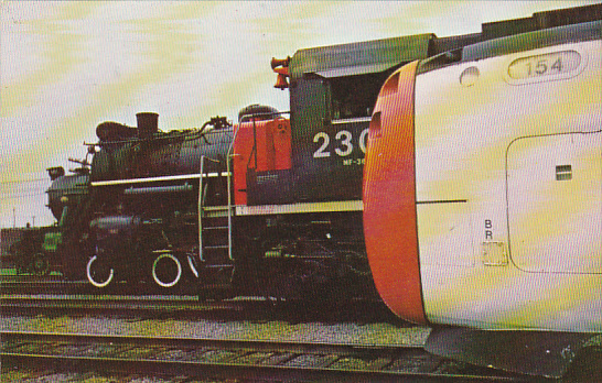 Canadian National Railway Northern Type Steam Locomotive No 6218 In ...