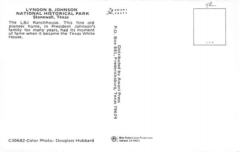 Lyndon B. Johnson National Historical Park The LBJ Ranchhouse Stonewall ...