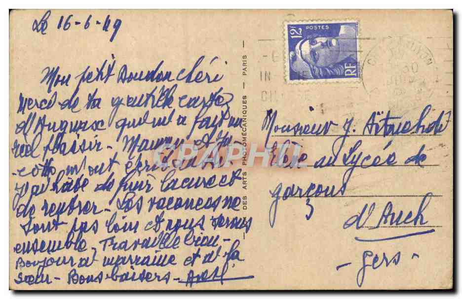 Chatelguyon Old Postcard The park and & # 39etablissement Henry ...