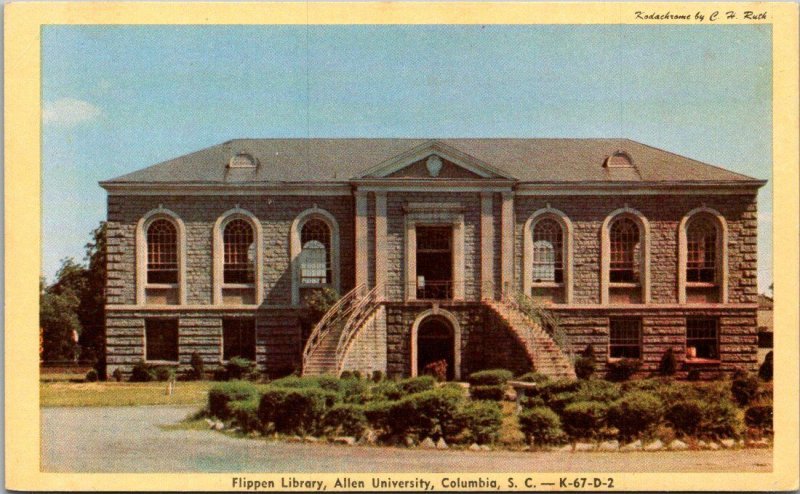 South Carolina Columbia Allen University Flippen Library Dexter Press ...