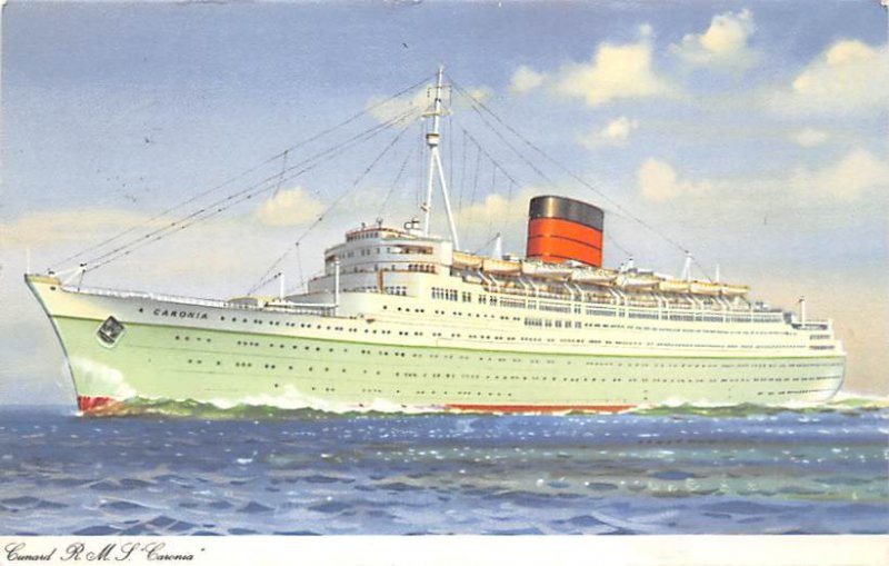 RMS Caronia Cunard Line Ship 1959 | Topics - Other, Postcard / HipPostcard
