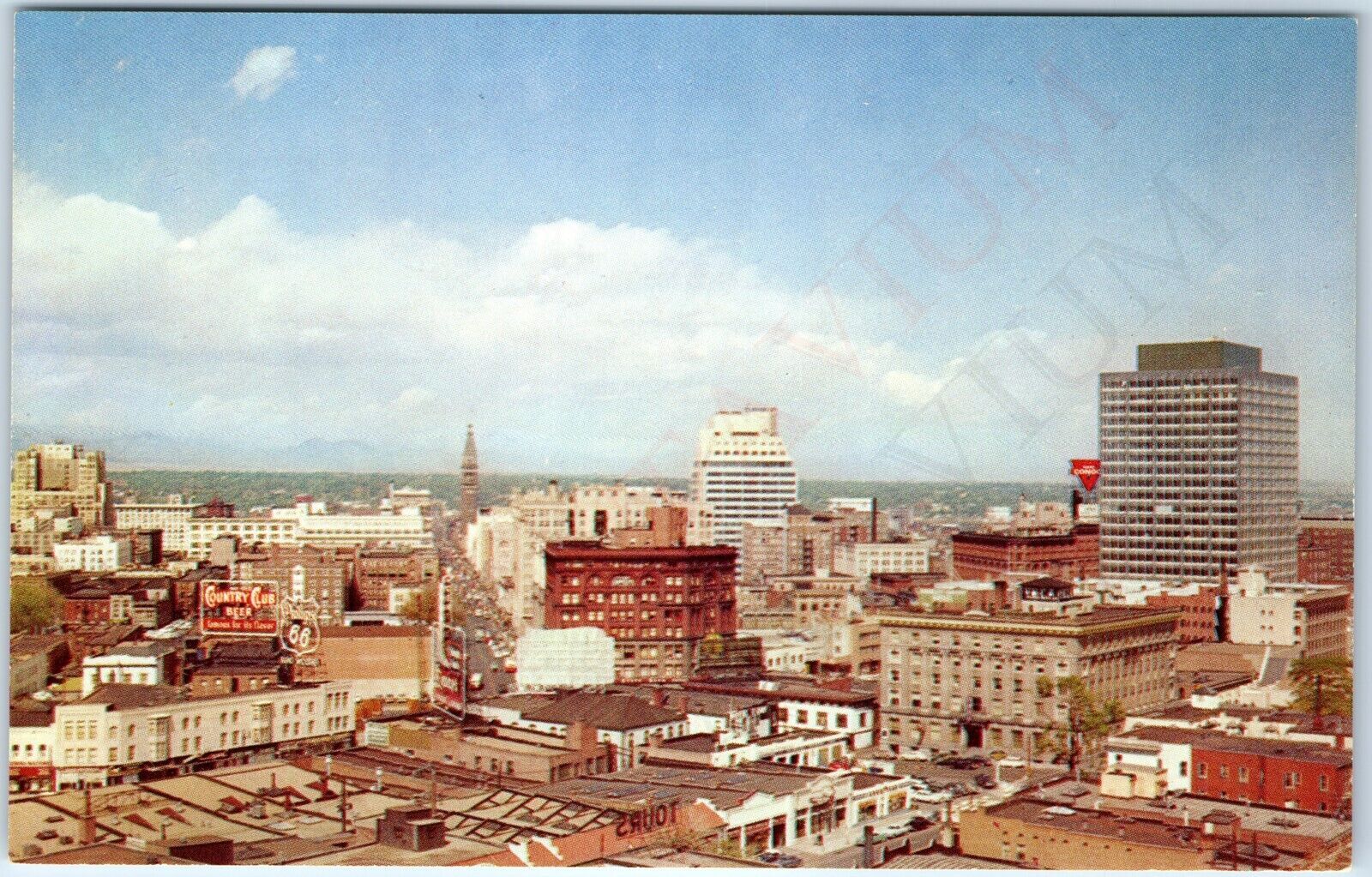c1960s Denver, CO Skyline Capitol Country Club Beer Sign Conoco ...