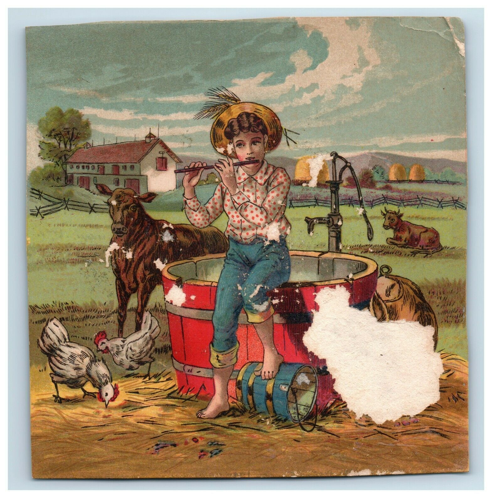 1880s Deering Farming Equipment Mower Reaper Scrap Lot Of 4 #5C ...