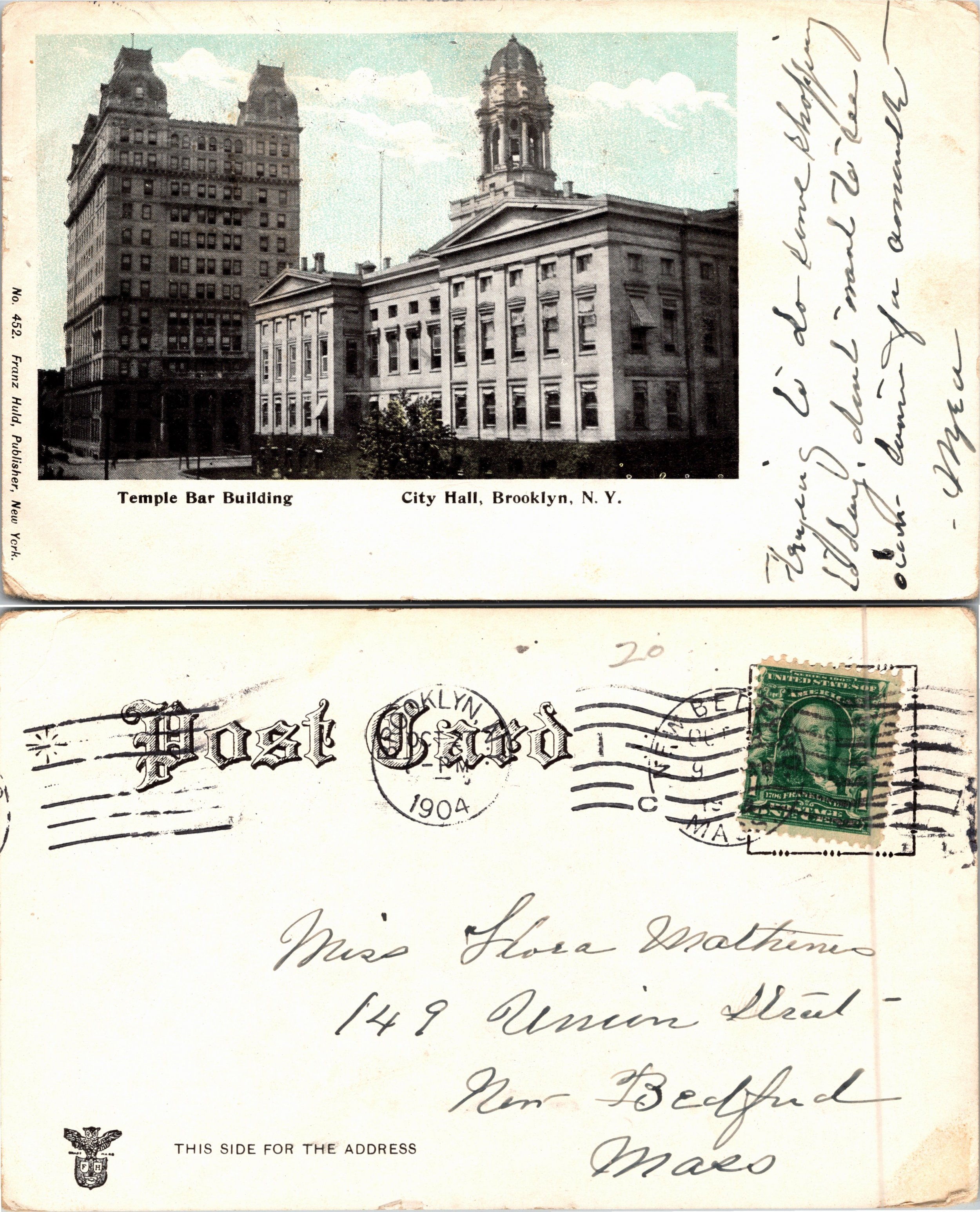 Temple Bar Building, City Hall, Brooklyn New York (27498 | Topics ...