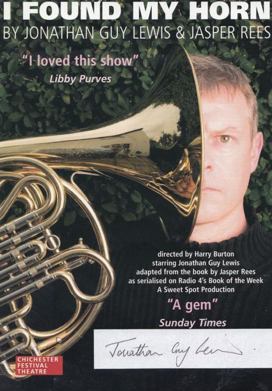 Jonathan Guy Lewis TV Soldier Soldier I Found My Horn Hand Signed ...