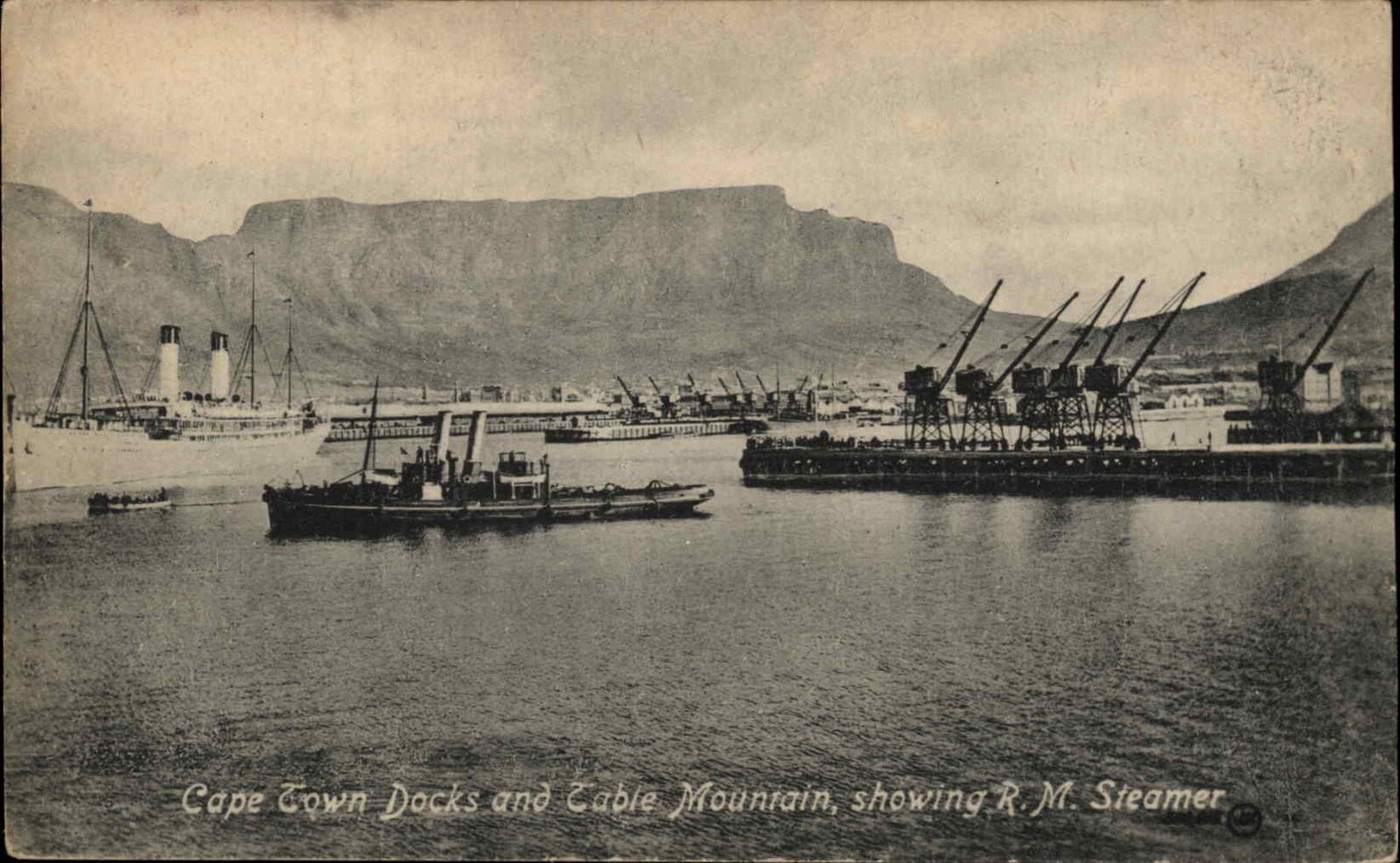 Cape Town South Africa Docks Steamships Boats c1900s-20s Postcard ...