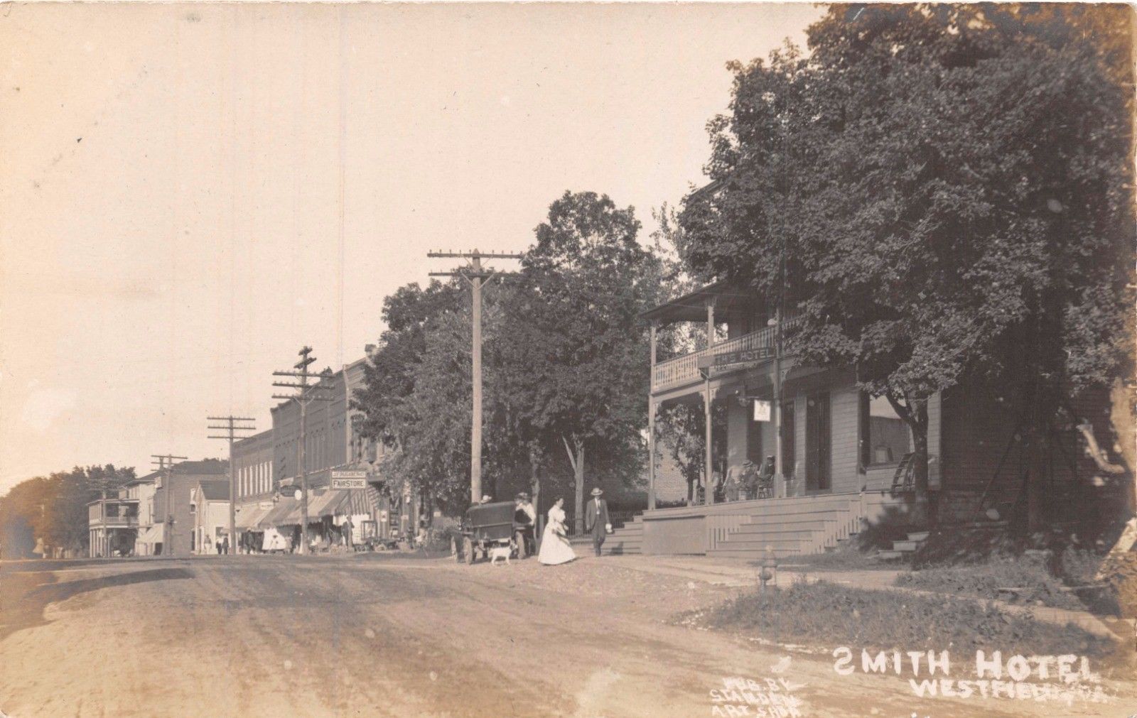 Westfield Pennsylvania Smith Hotel~ Standen Real Photo Postcard 1910s ...