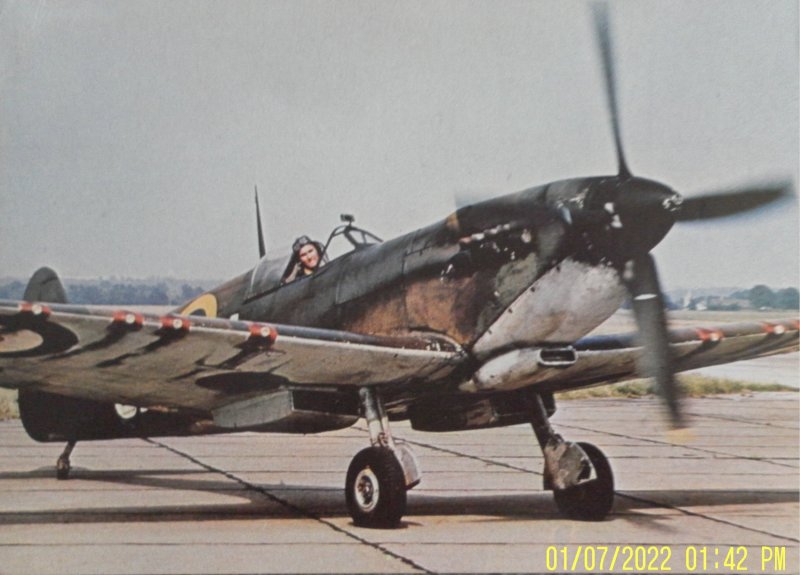 Spitfire Aircraft, photographed during filming of Battle of Britain ...