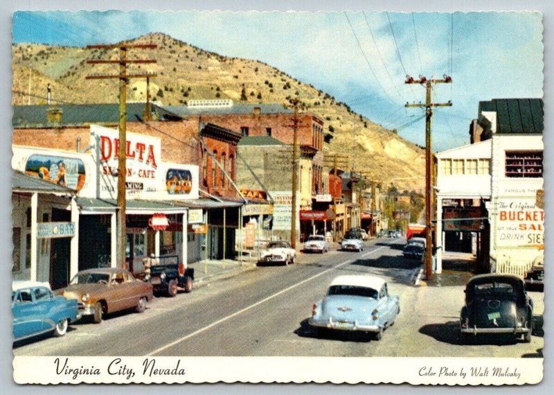 Virginia City, Nevada Classic Cars Delta Saloon Cafe Restaurant ...