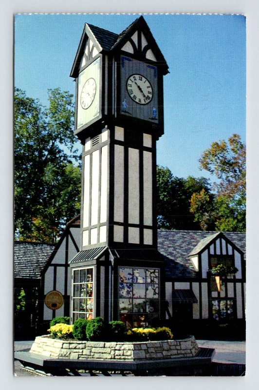 Busch Gardens Williamsburg Virginia Big Ben Clock Tower Postcard PM ...