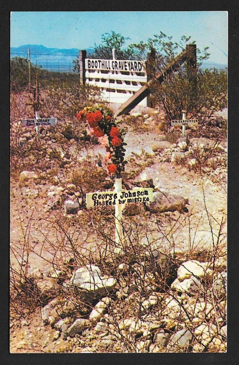 George Johnson Grave Tombstone AZ Unused c1950s | United States ...