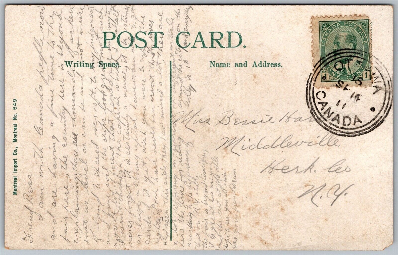 Vtg Ottawa Ontario Canada Queen Victoria Monument Parliament Hill 1910s ...