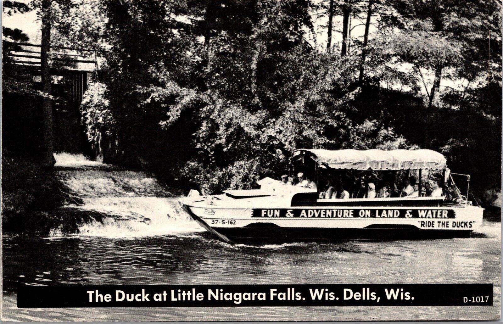 Vtg Wisconsin Dells WI The Duck at Little Niagara Falls Amphibious Boat ...