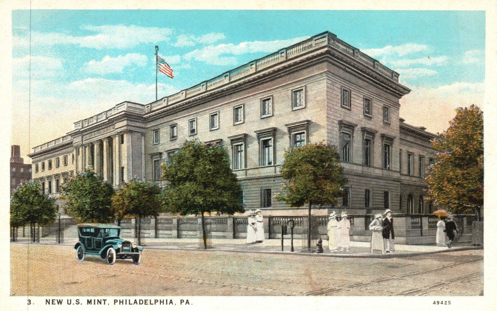 Vintage Postcard 1920's New US Mint Building Philadelphia Pennsylvania ...
