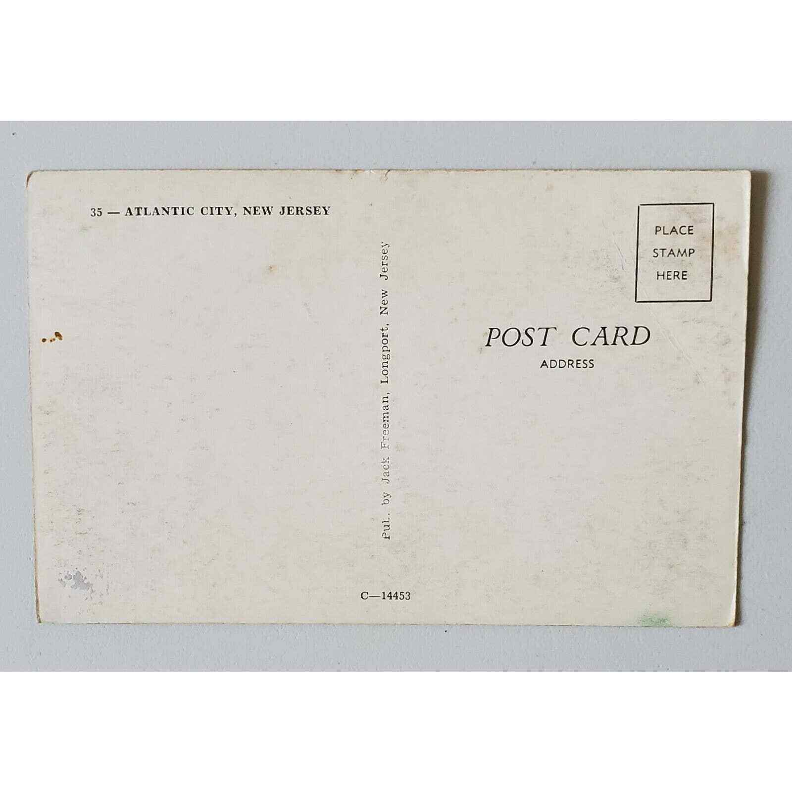 1950 Million Dollar Pier Attractions Fishing Rides Games Crowd Atlantic ...