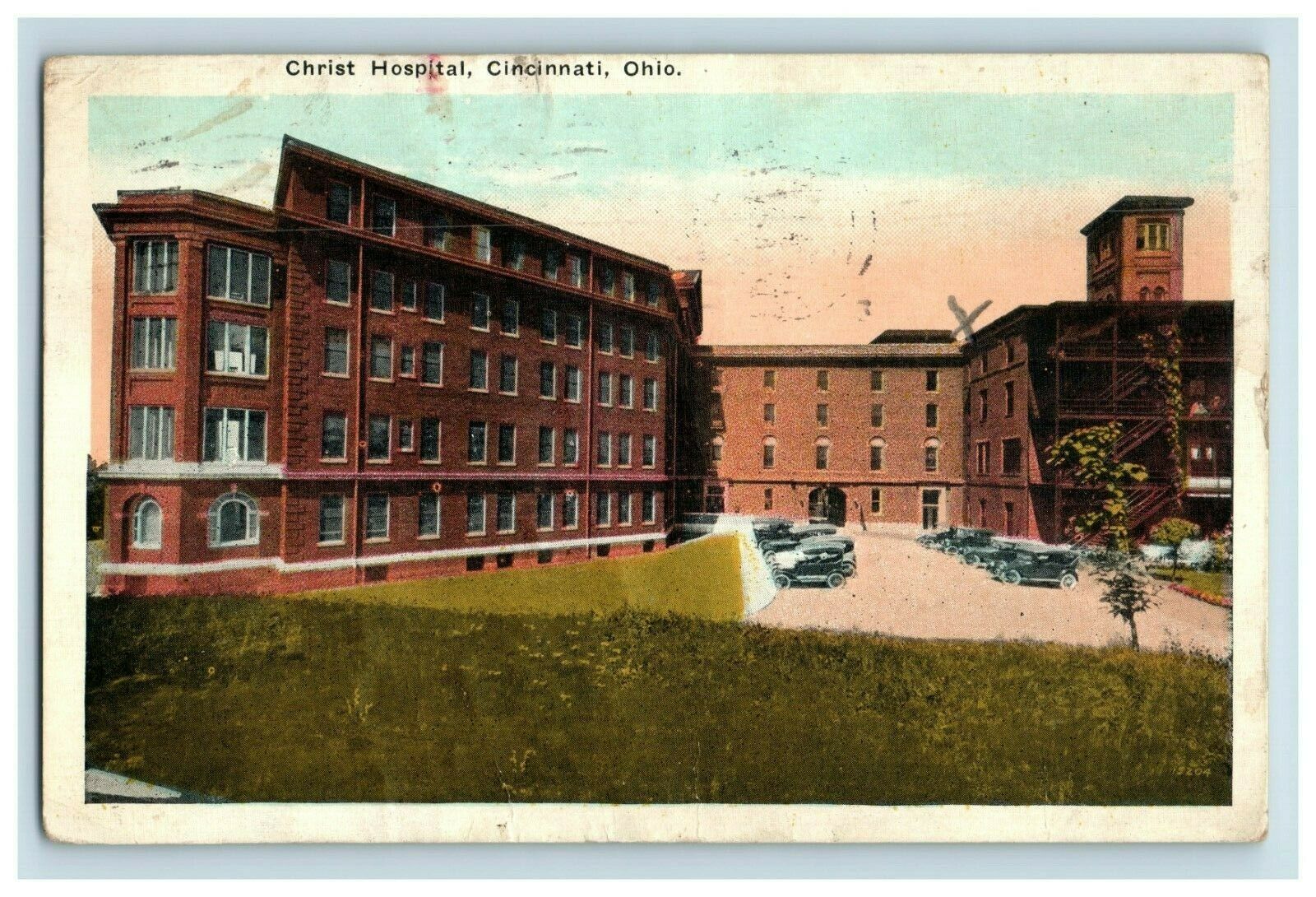 1920's Christ Hospital, Cincinnati, Ohio Postcard F78 | United States ...