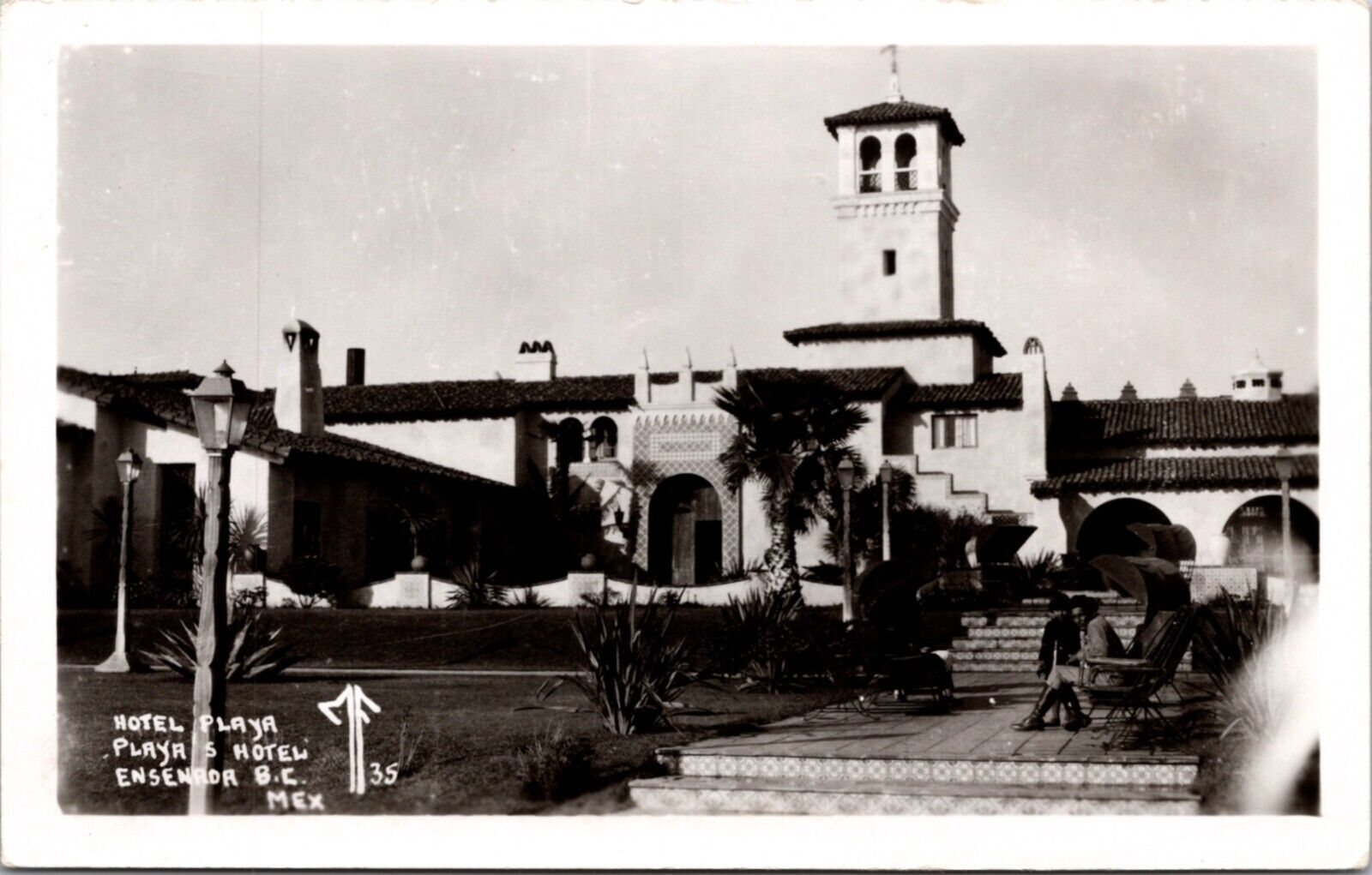 Real Photo Postcard Hotel Playa in Ensenada, Baja California, Mexico ...