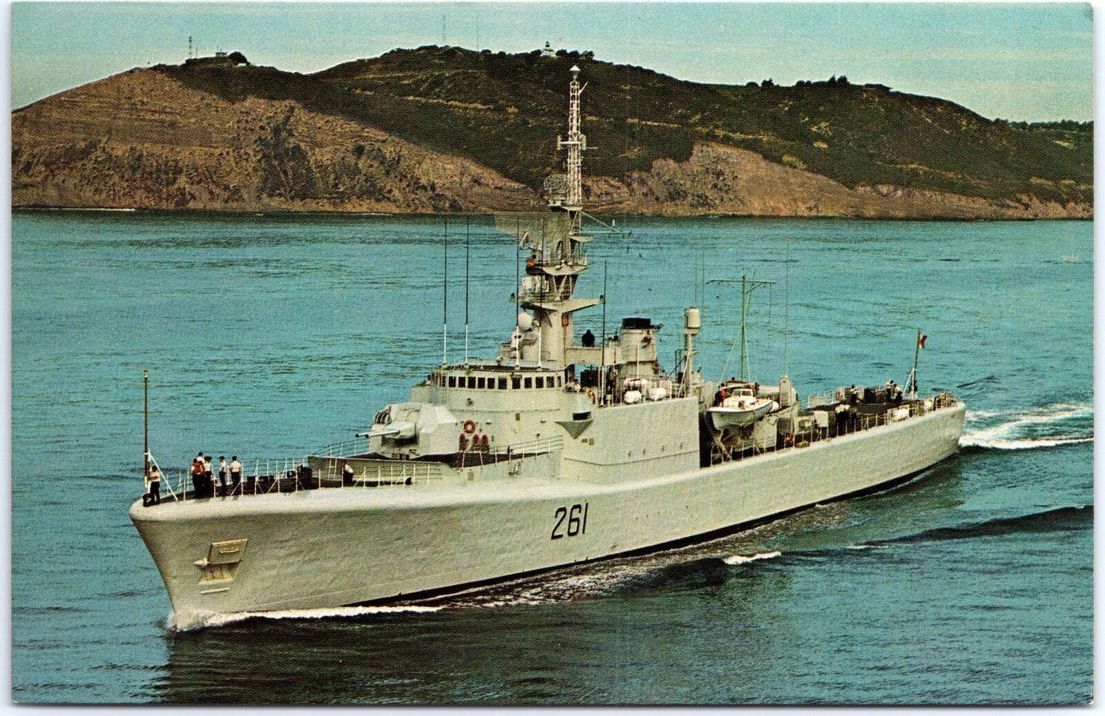 Vintage Postcard H.M.C.S Mackenzie (Dde-261) Operates Anti-Submarine ...