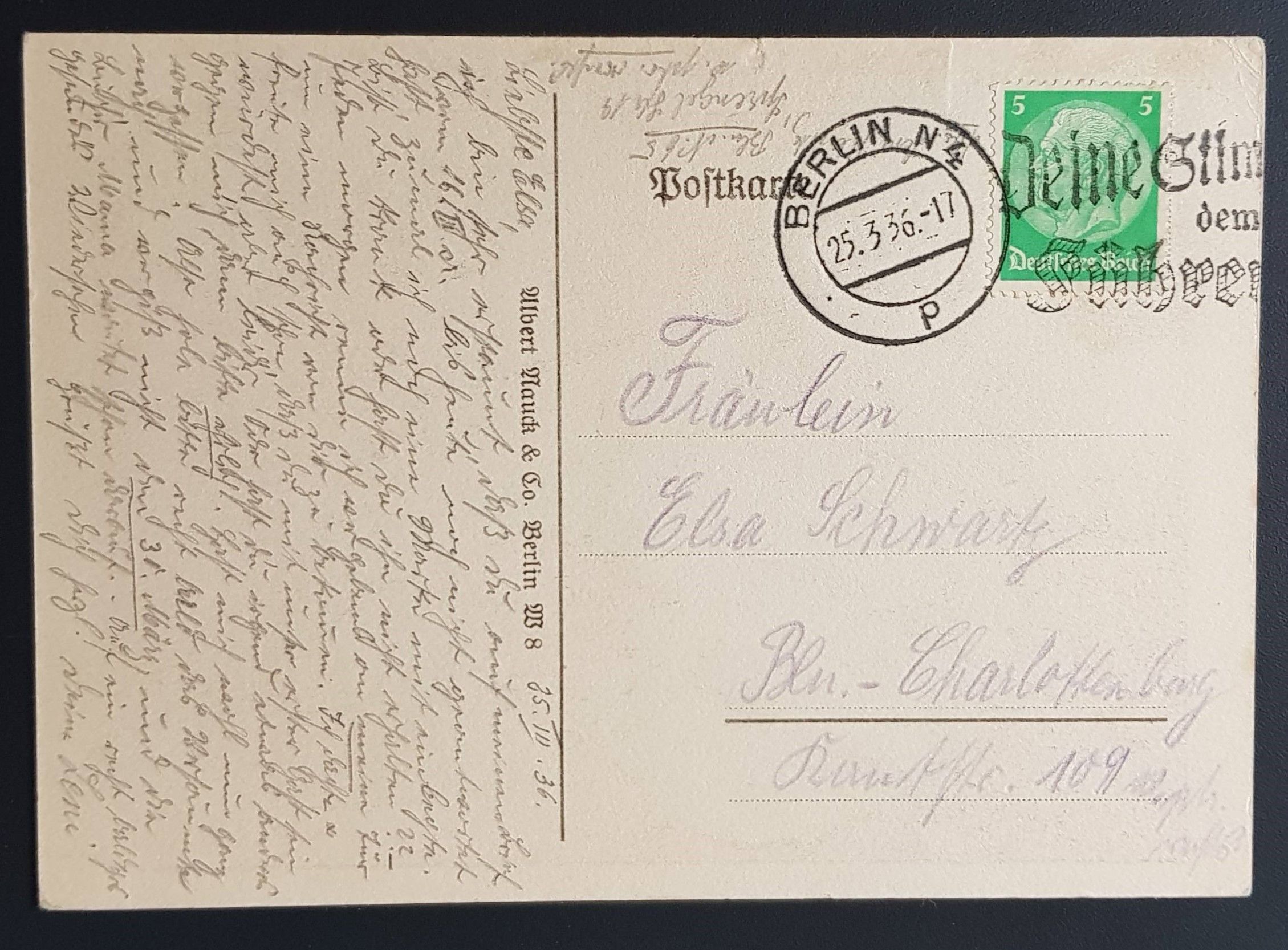 Germany Third 3rd Reich Original Wwii Propaganda MAP Card the Dangers ...