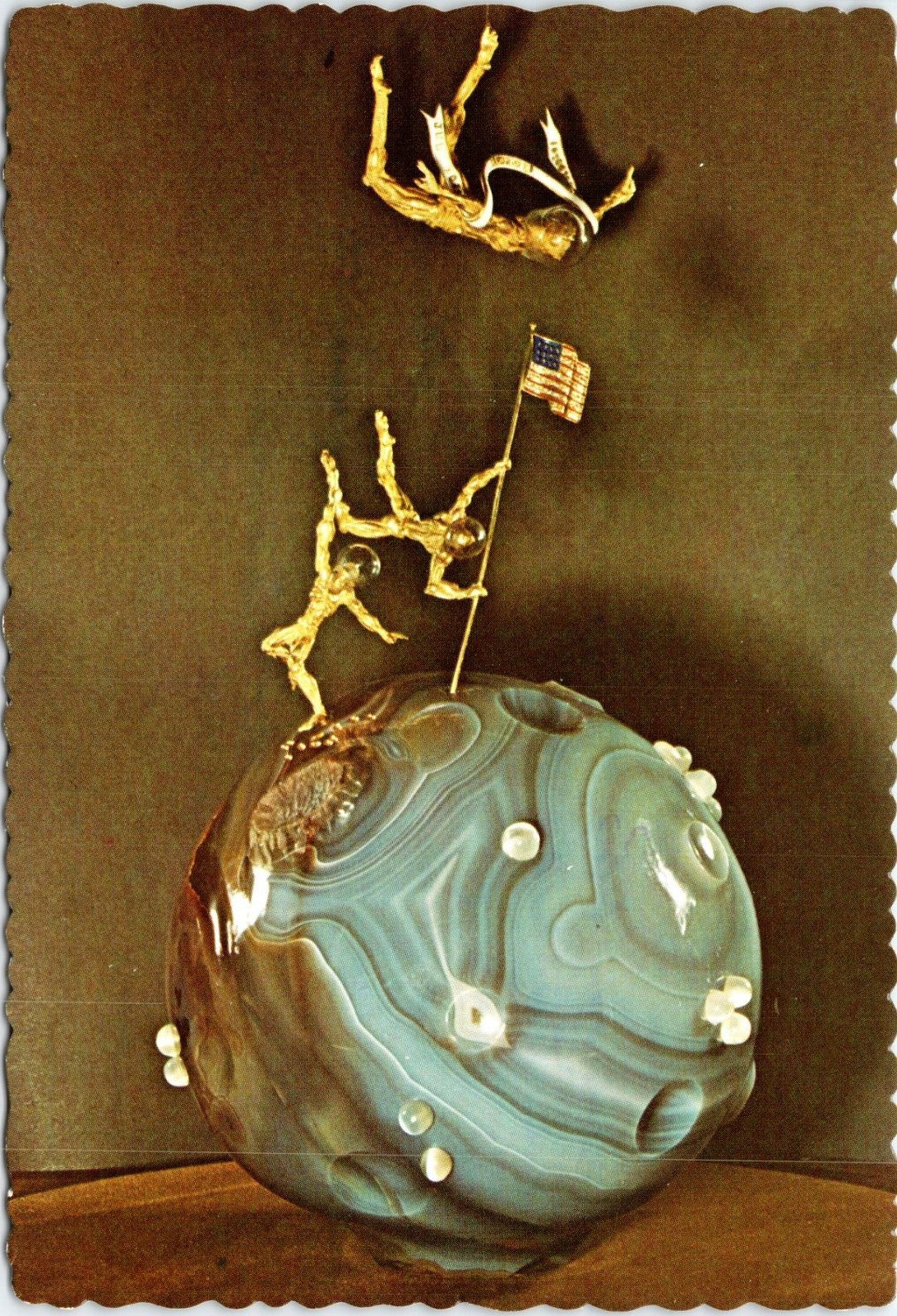 Moon by Georg Wild 18 karat gold Apollo XI Headley Jewel Museum KY ...