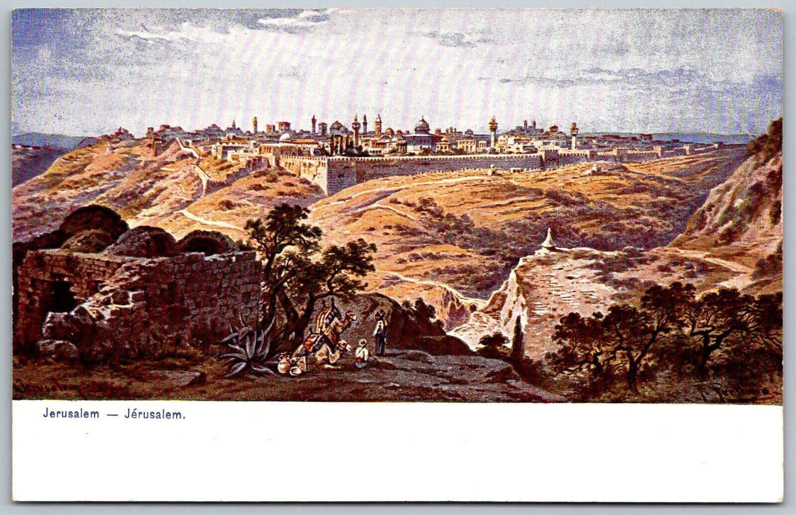Palestine Israel c1910 Postcard View Of Jerusalem | Asia & Middle East ...