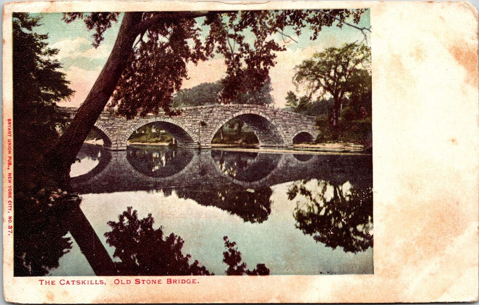 Catskills Old Stone Bridge Antique Divided Back Postcard Unposted ...