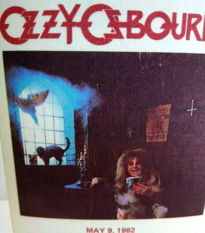 Ozzy Osborne Diary of a Madman 1982 Vintage Backstage Pass Original ...
