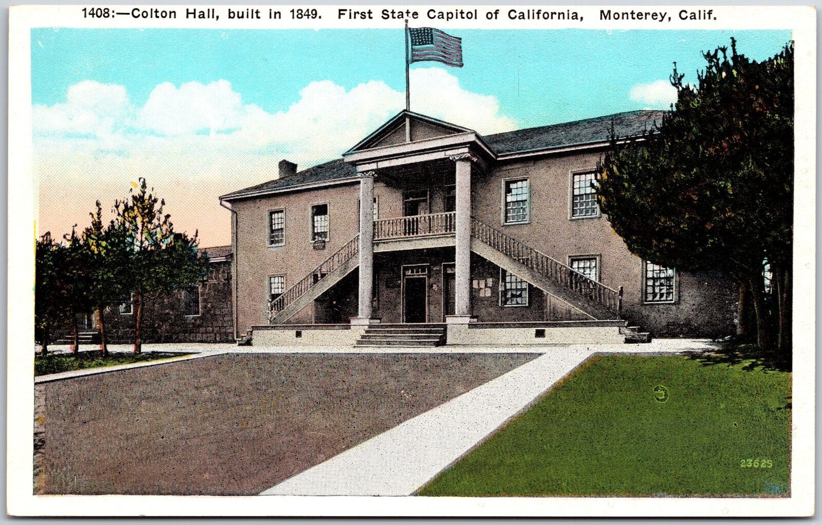 Monterey CA-California, Colton Hall Built In 1849 First State Capitol ...