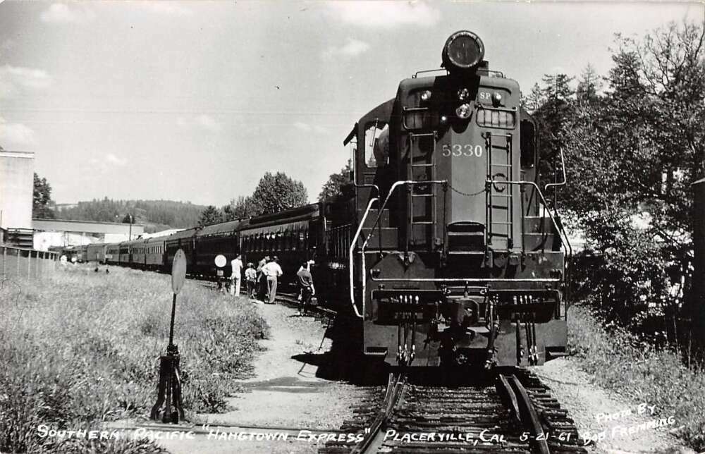 Placerville California Southern Pacific Hangtown Express Real Photo PC ...