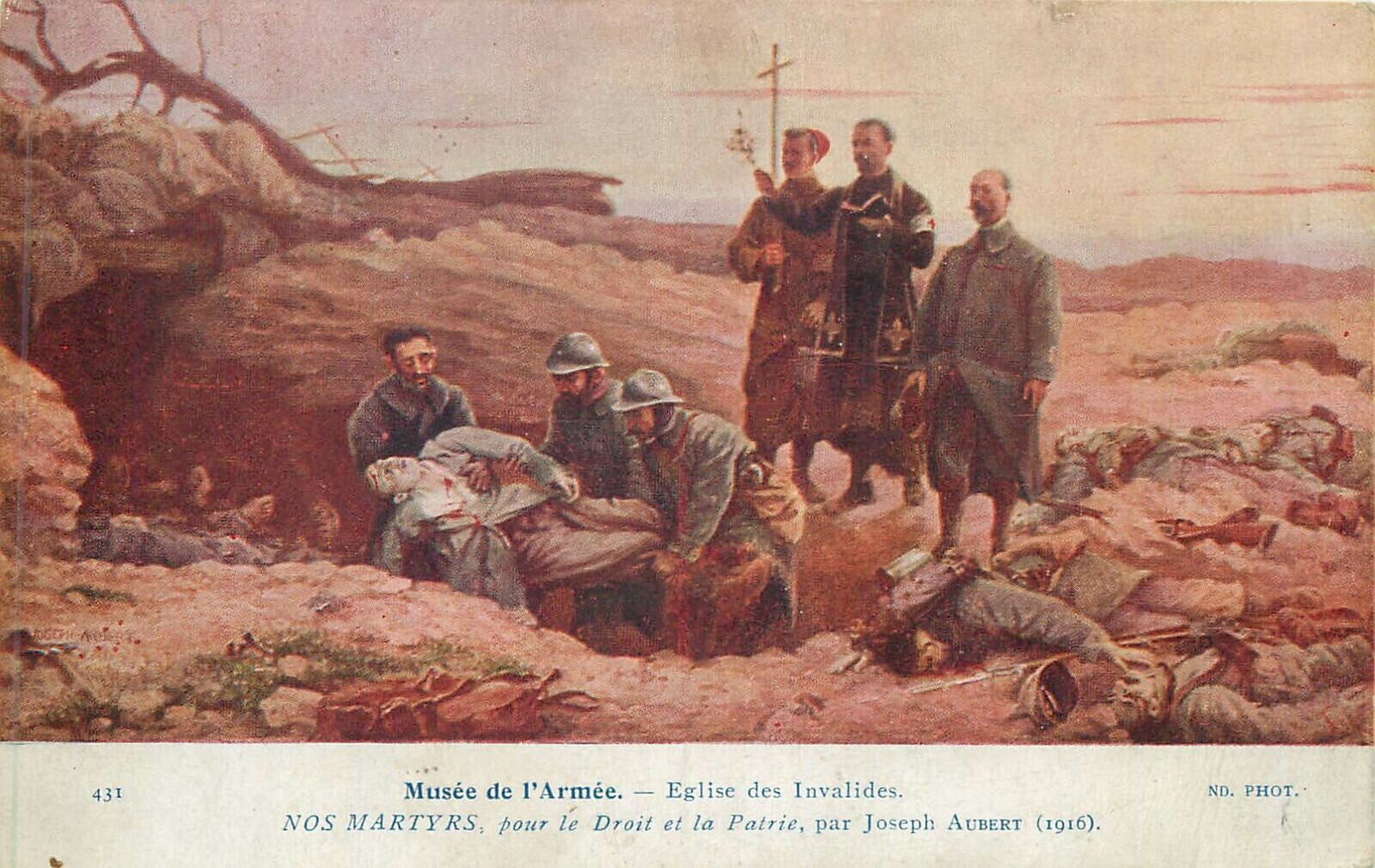 Martyrs for Law and Country by Joseph Aubert military chaplain France ...