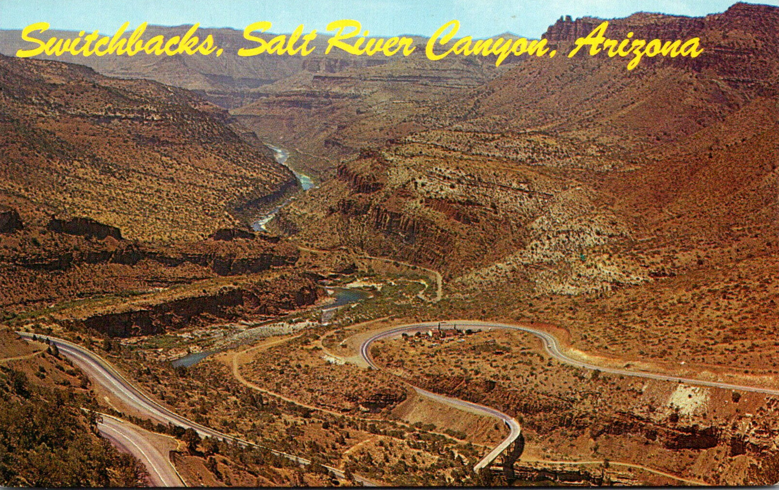 Arizona Salt River Canyon Switchbacks | United States - Arizona - Other ...