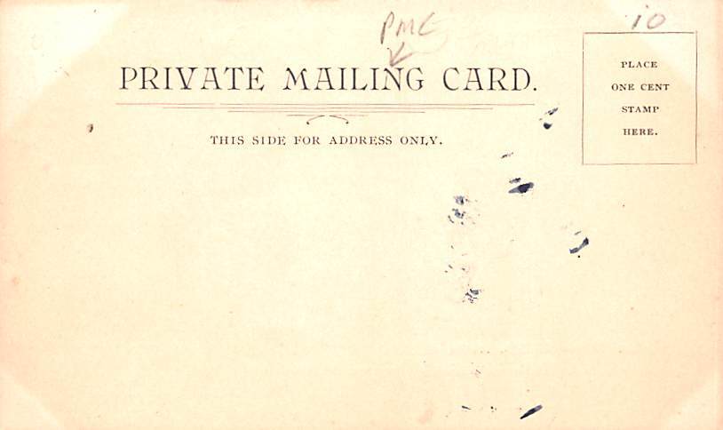 Chain Bridge First Suspension Bridge, Private Mailing Card (1898 - 1901 ...