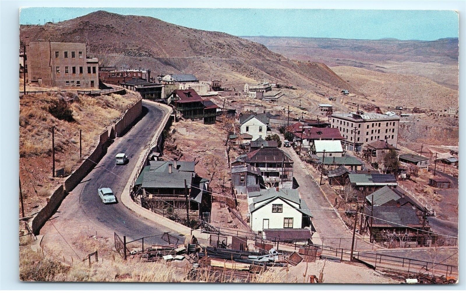 *1960s Jerome Arizona AZ Ghost Town Mine Museum Vintage Postcard A11 ...