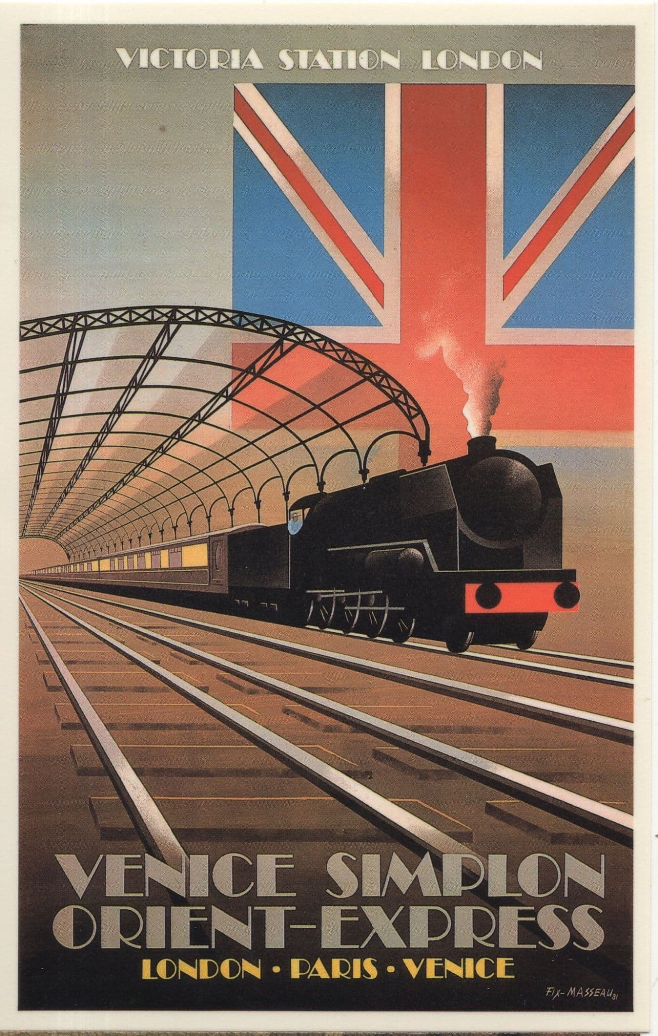 Venice Simplon Orient Express Victoria Station London Train Postcard ...