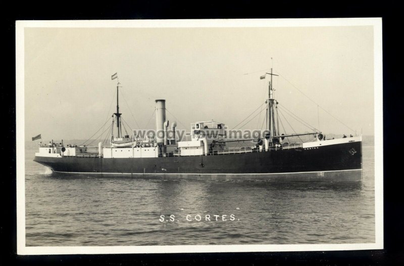 bf258 - MacAndrews Line Cargo Ship - Cortes , built 1919 - postcard ...