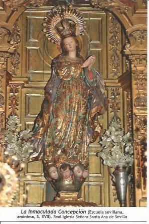 POSTAL A0622: La Inmaculada Concepcion. Escuela Sevillana del siglo ...