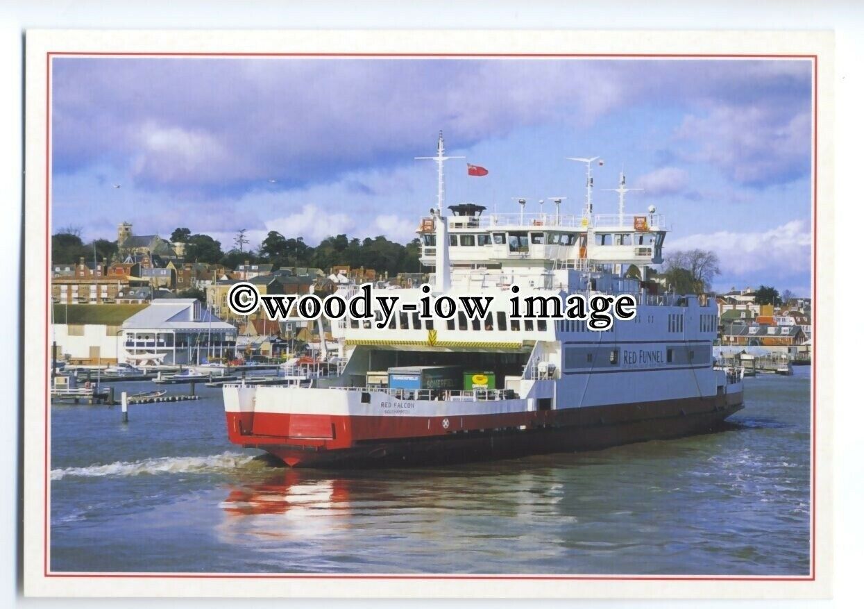FE1317 - Red Funnel Ferries - Red Falcon , built 1994 - postcard ...