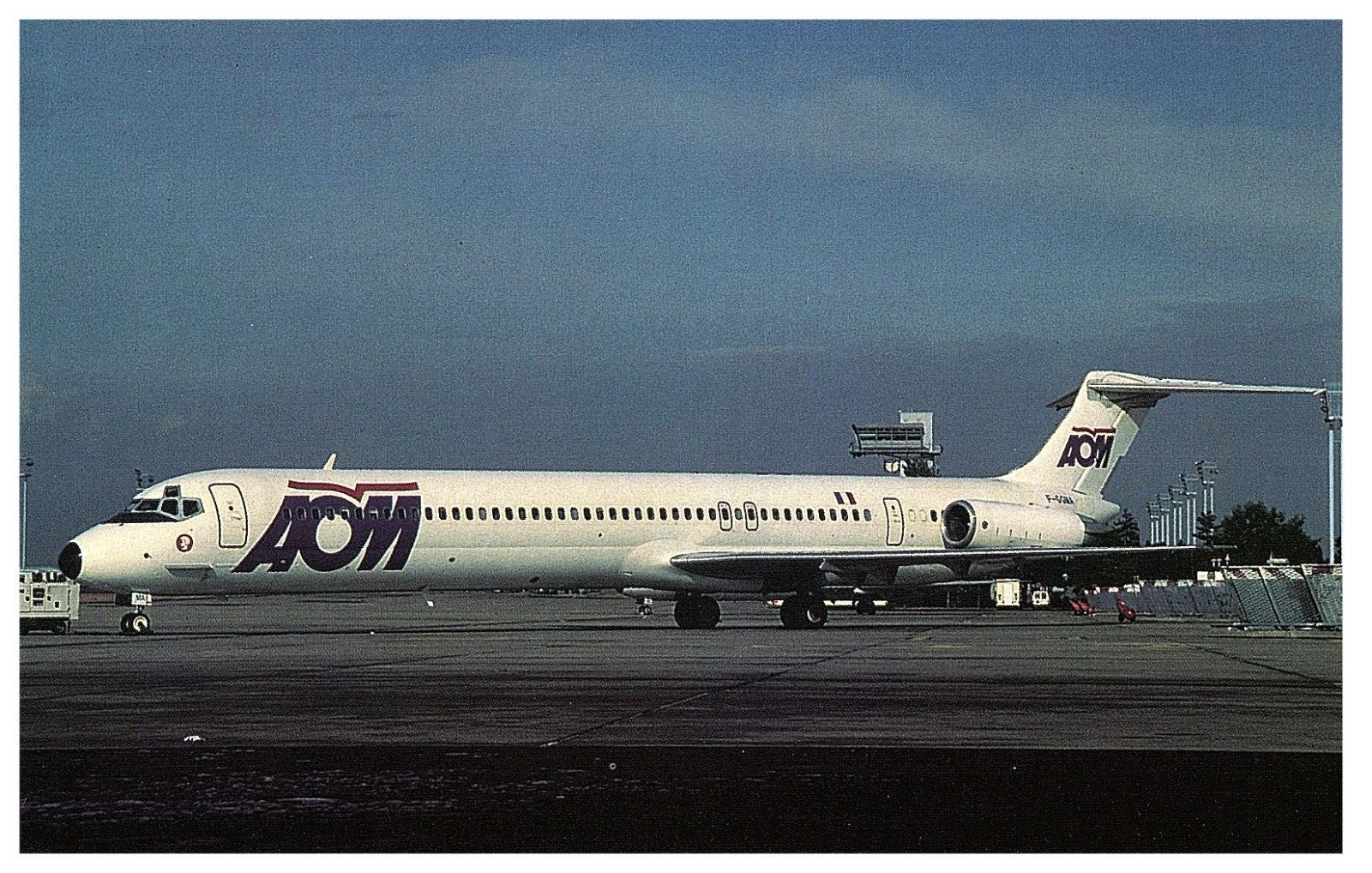 AOM French Airlines McDonnell Douglas MD-83 at Paris France Airplane ...