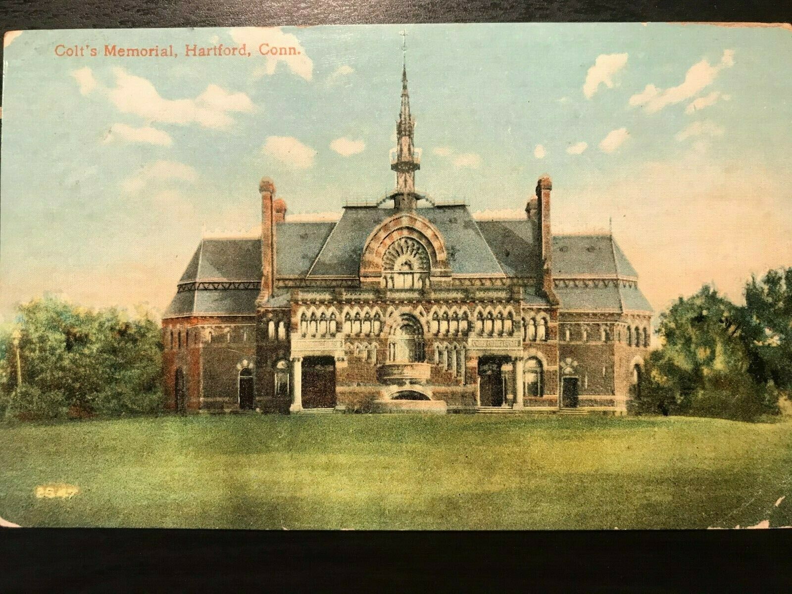 Vintage Postcard 1907-1915 Colt's Memorial Cemetery Hartford ...