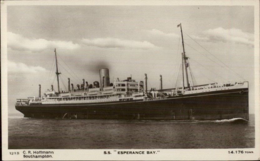 SS S.S. Esperance Bay Steamship c1920 Real Photo Postcard | Topics ...