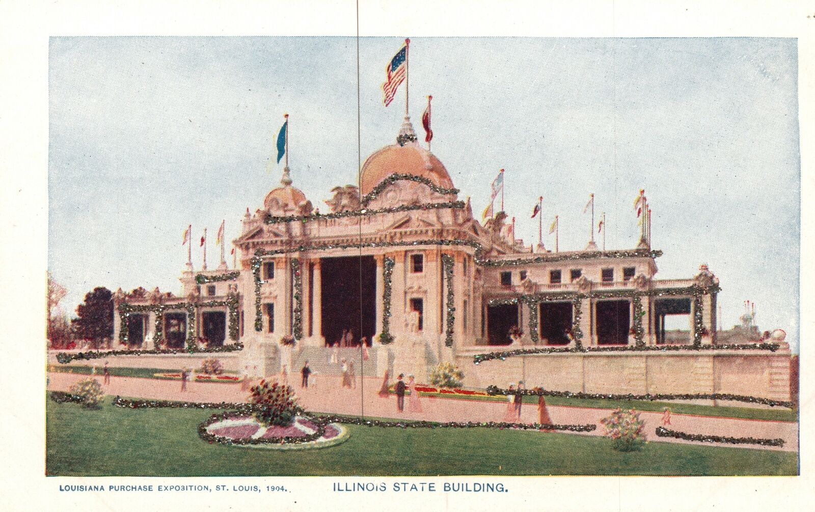 Vintage Postcard 1900's Illinois State Capitol Building House ...