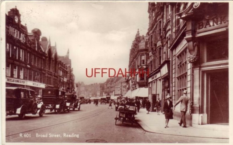 RPPC - BROAD STREET, READING ENGLAND Heelas & Sons Co Ltd. Ye Talbot ...