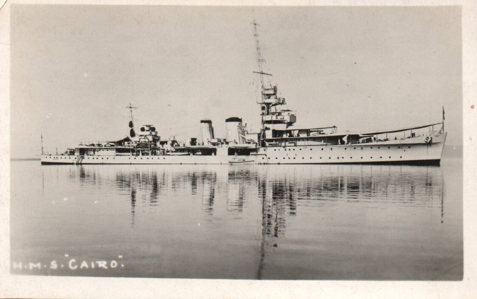 RPPC Photo British Royal Navy WWI HMS Cairo | Other / Unsorted ...