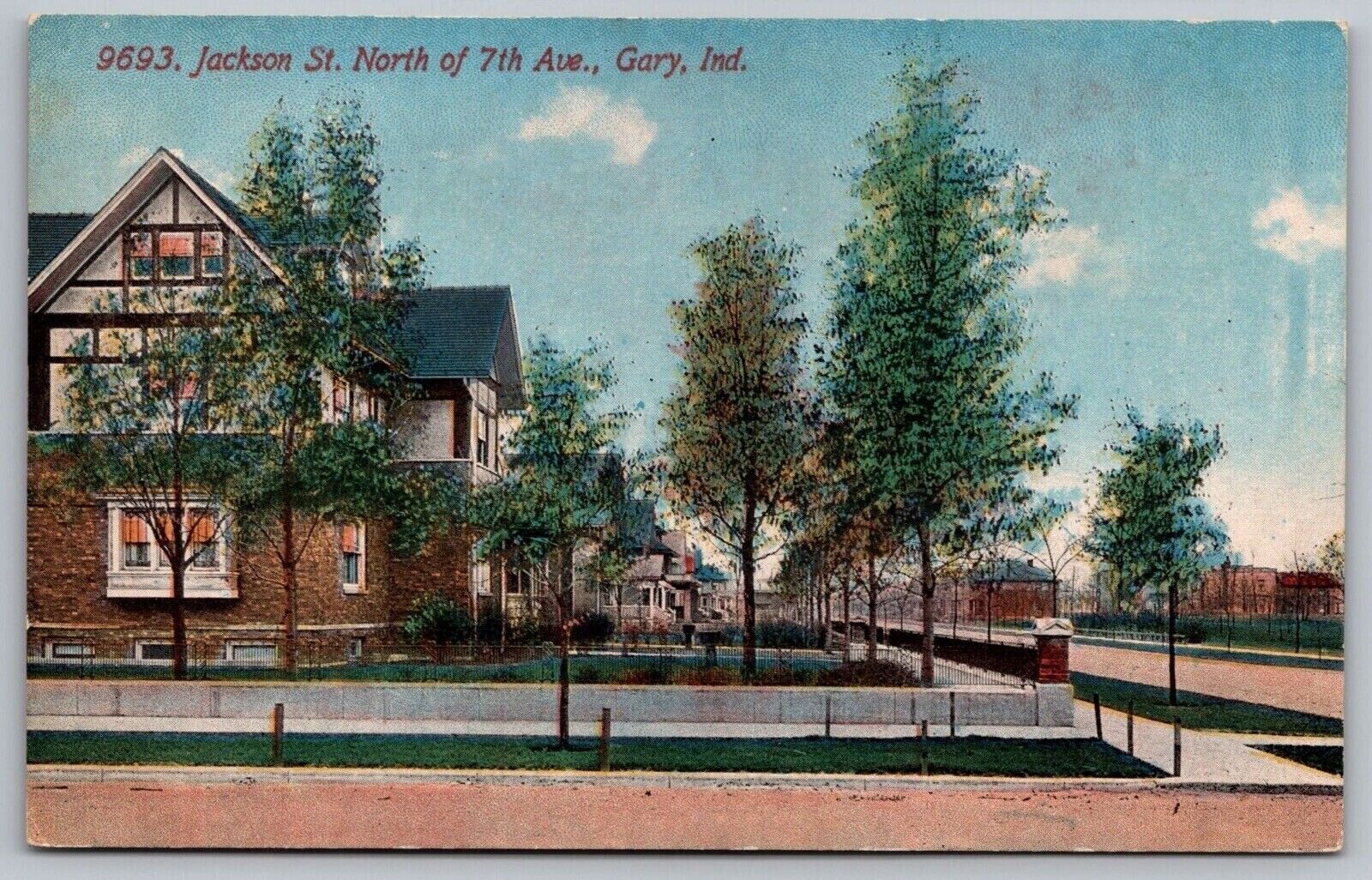 Jackson Street View North 7th Avennue Gary Indiana Acmegraph Co VNG UNP ...