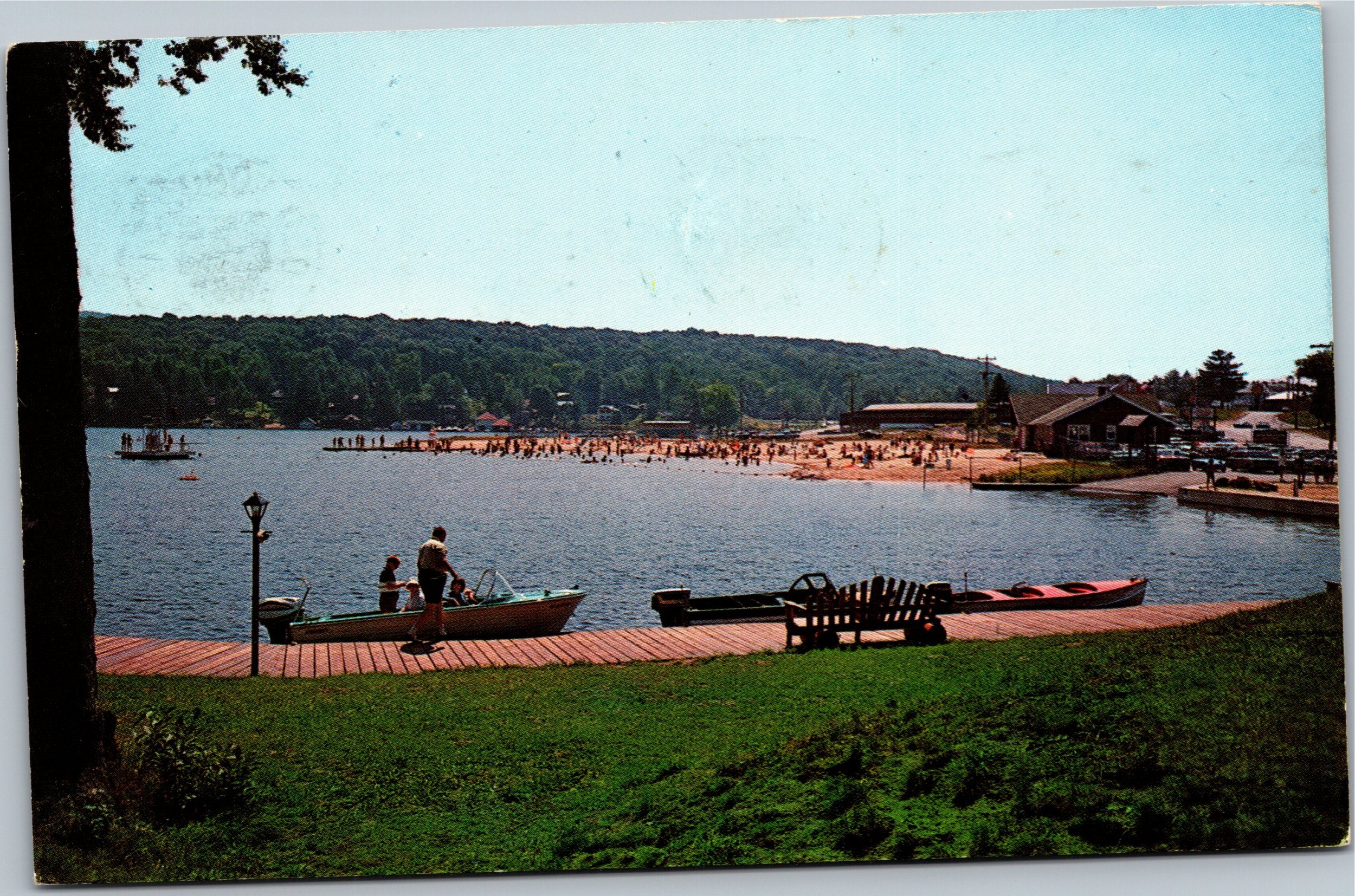 Beach and Lakefront boats at Old Forge NY | United States - New York ...